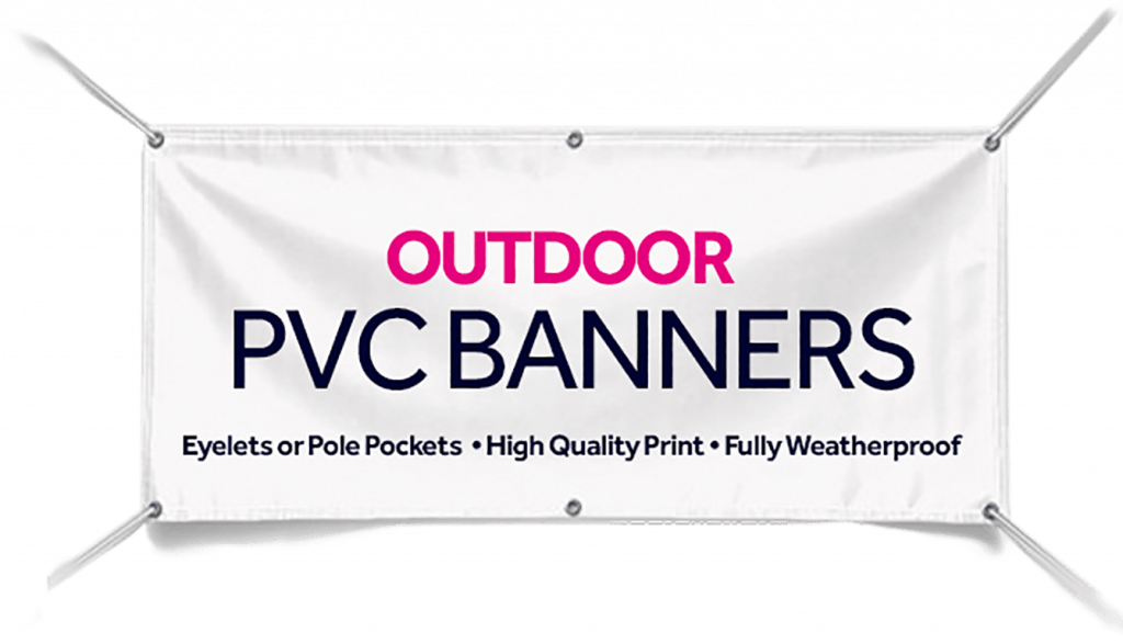 Waterproof PVC Banner Custom Size Printed In London UK